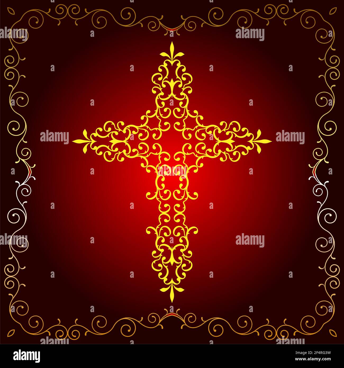Christian Cross Design Vector Art Stock Vector Image & Art - Alamy