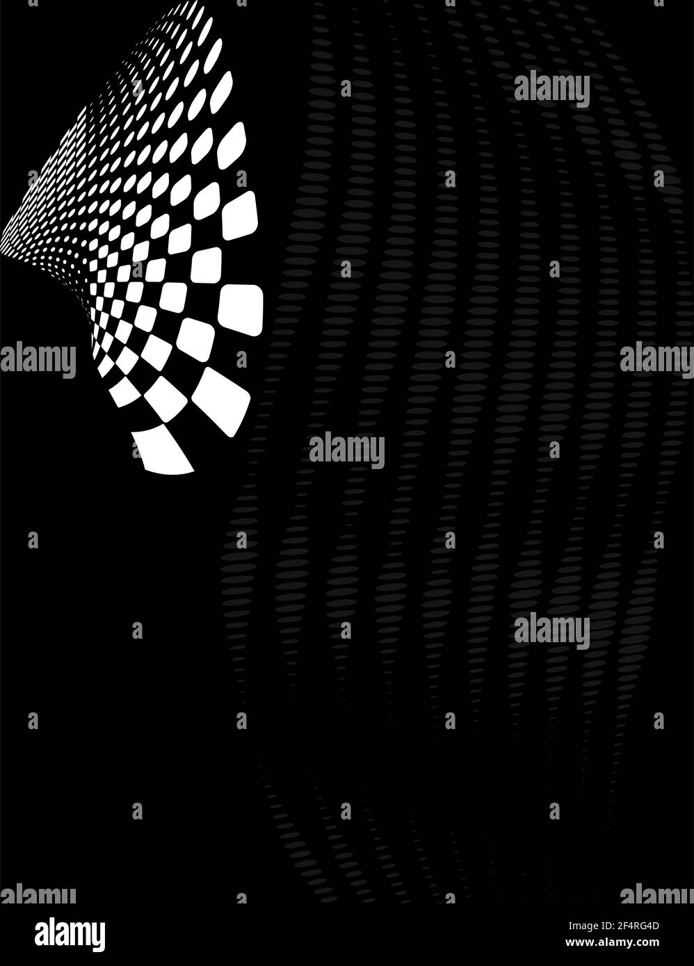 Background Composition, Web Template (Halftone) Vector Illustration ...