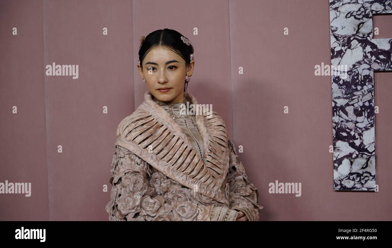 Hong Kong actress and cantopop singer Cecilia Cheung Pak-chi shows up ...