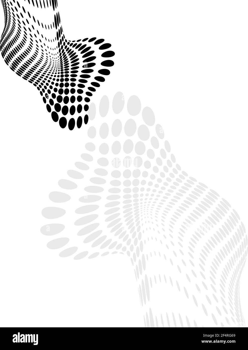 Background Composition, Web Template (Halftone) Vector Illustration ...