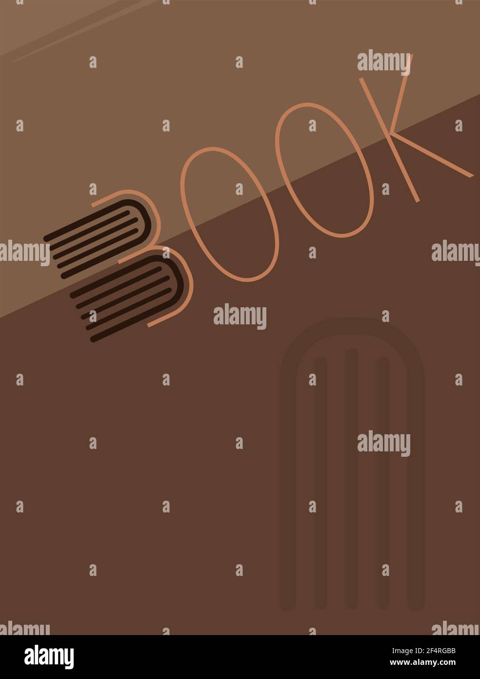 Book Minimal Design Creative Vector Art Illustration Stock Vector Image ...