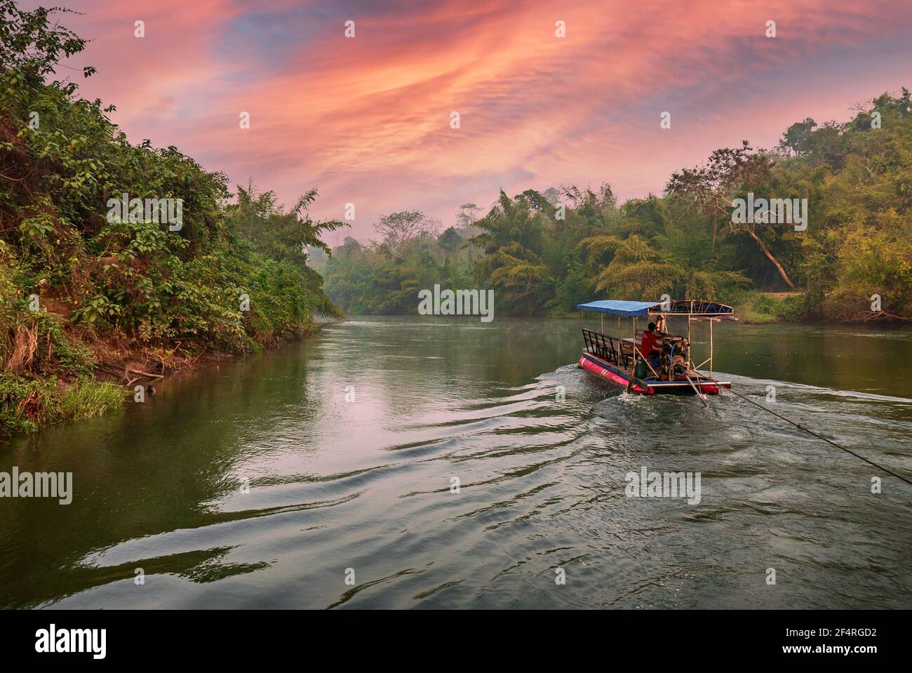 Thailand kanchanaburi kwai raft hi-res stock photography and images - Alamy