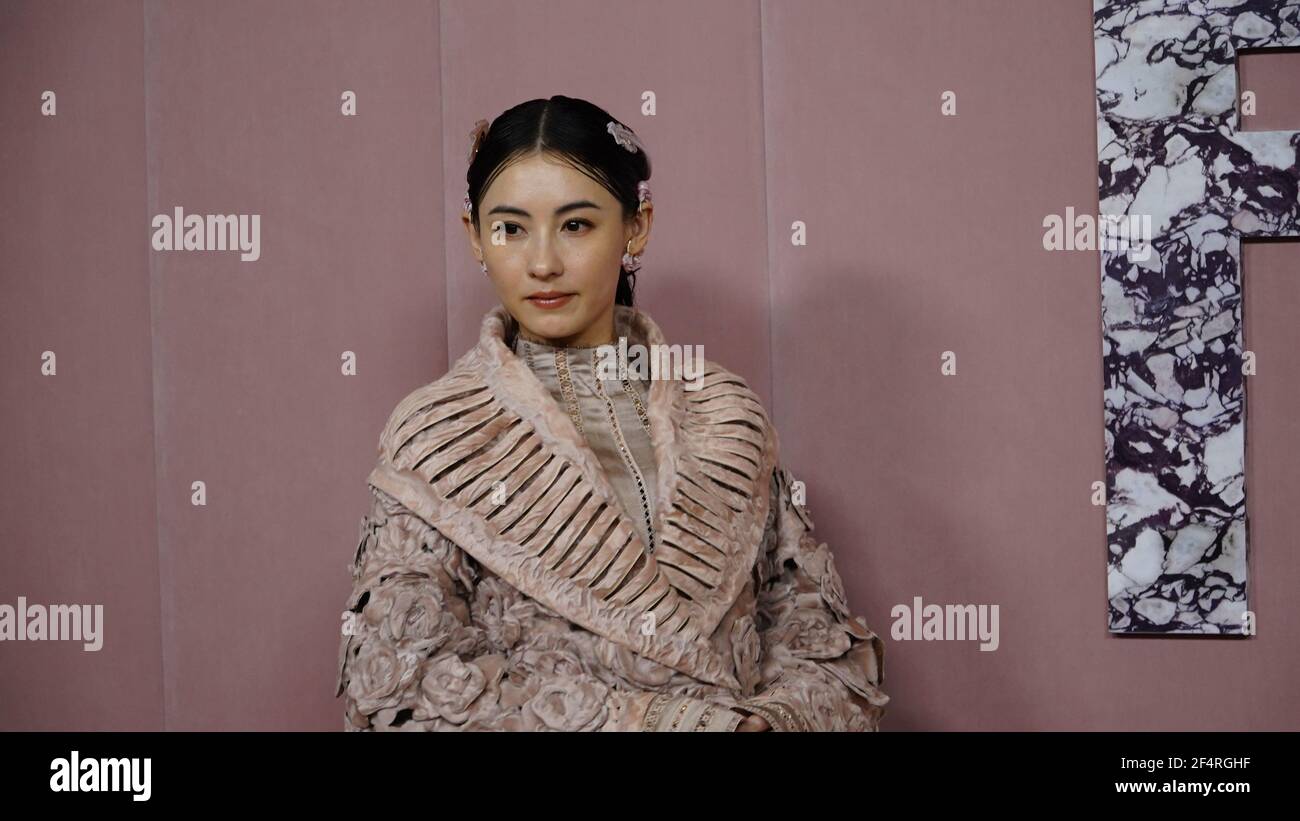 Hong Kong actress and cantopop singer Cecilia Cheung Pak-chi shows up ...