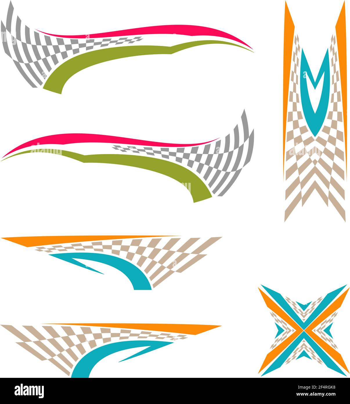 Vehicle Graphics, Stripe : Vinyl Ready Vector Art Stock Vector Image ...