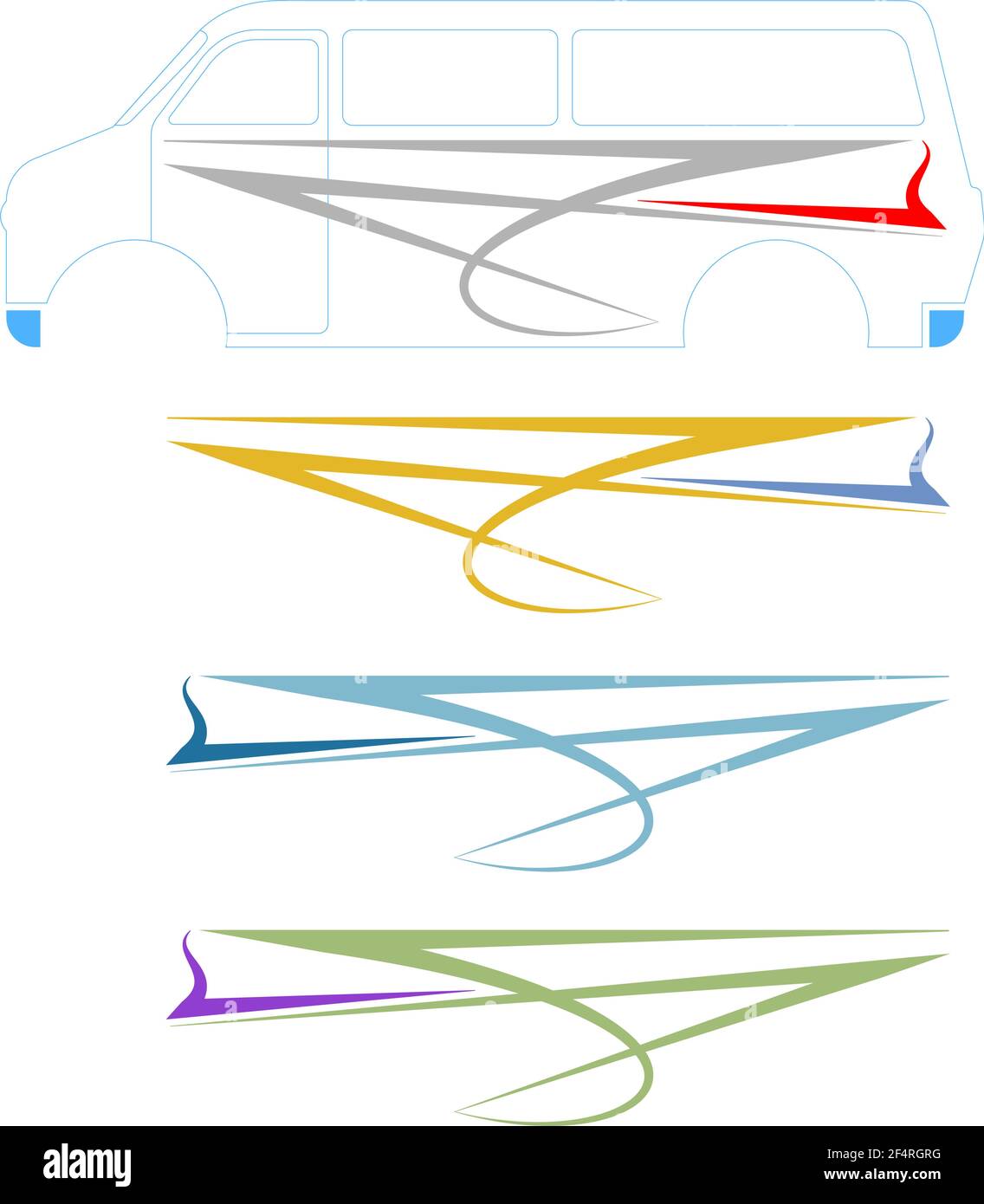 Vehicle Graphics, Stripe : Vinyl Ready Vector Art Stock Vector Image ...