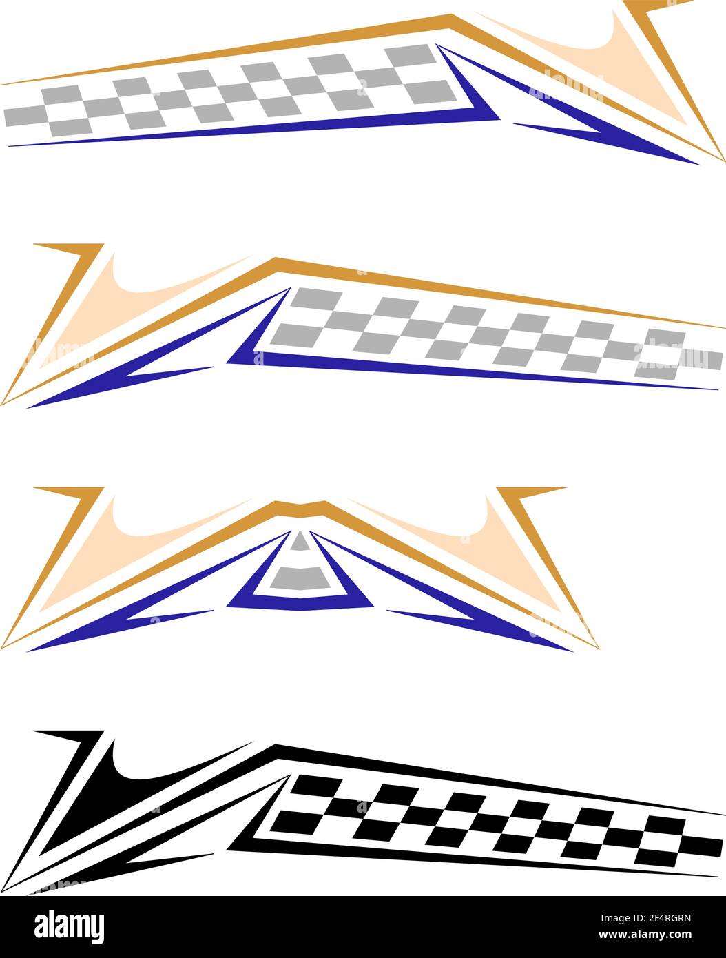 Vehicle Graphics, Stripe : Vinyl Ready Vector Art Stock Vector Image ...