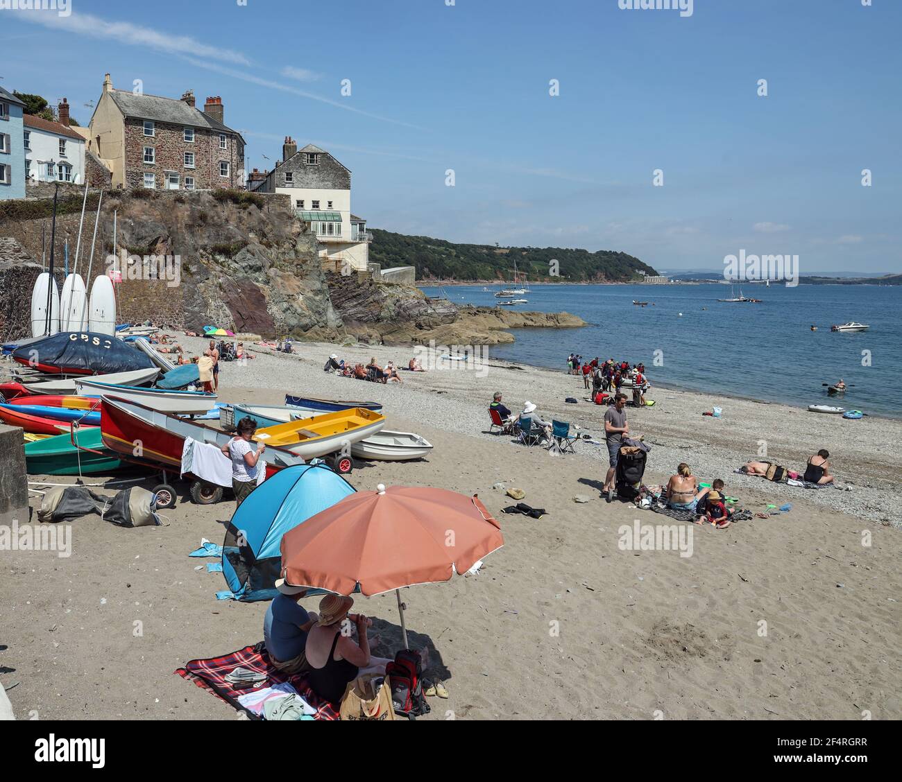 Cawsand beach cornwall england uk hi-res stock photography and images ...