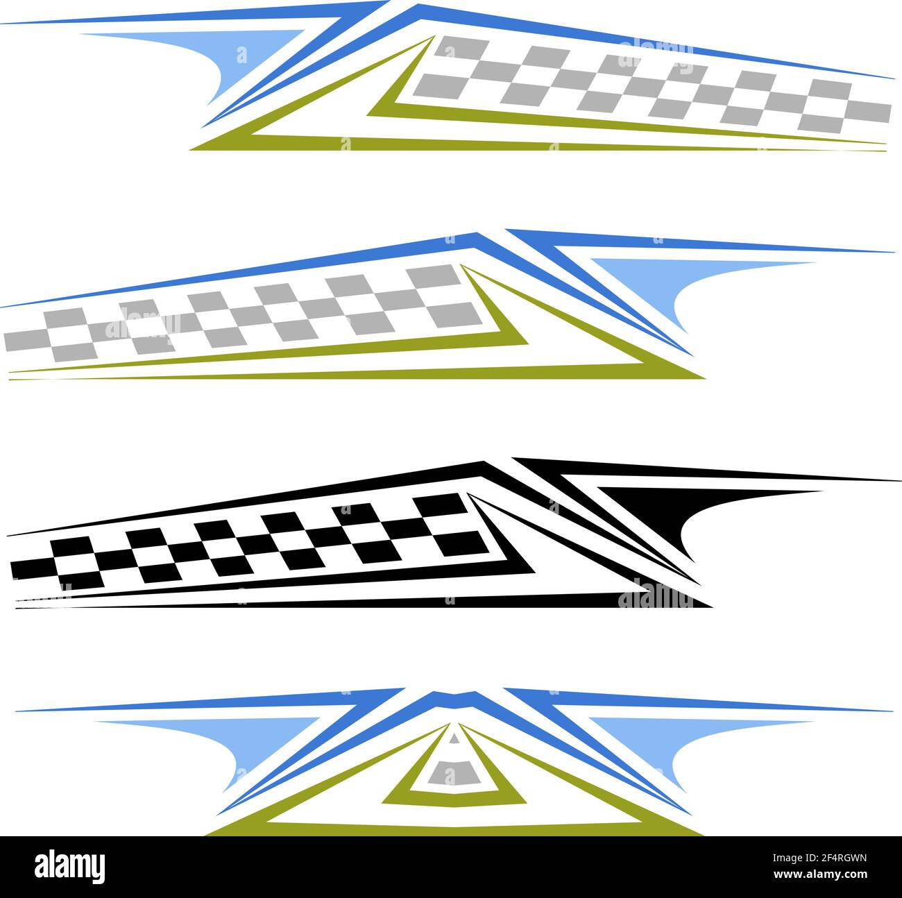 Vehicle Graphics, Stripe : Vinyl Ready Vector Art Stock Vector Image ...