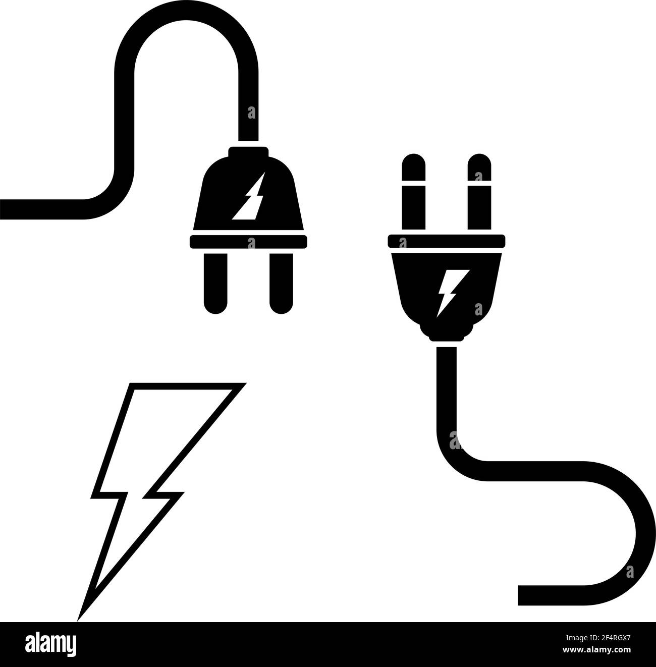 Plug Icon Vector Illustration Stock Vector Image & Art - Alamy