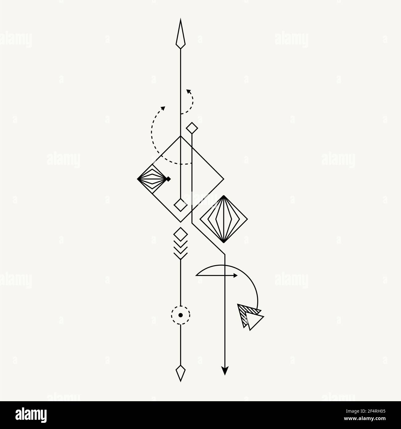 Line Dot Tattoo Vector Art Stock Vector Image & Art - Alamy