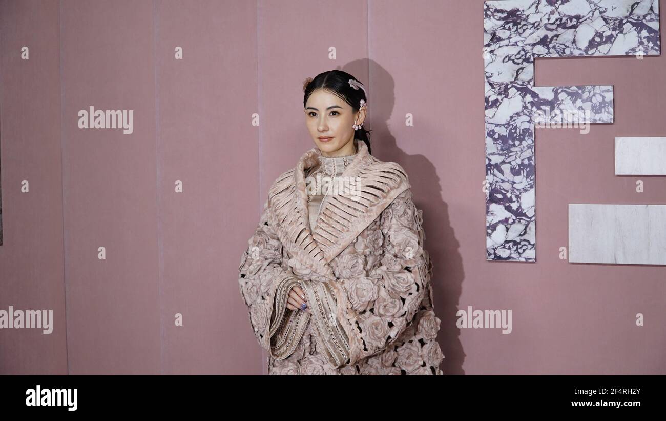 Hong Kong actress and cantopop singer Cecilia Cheung Pak-chi shows up ...