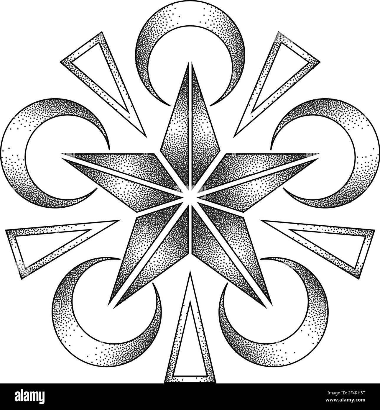 Indian line art Stock Vector Images - Alamy