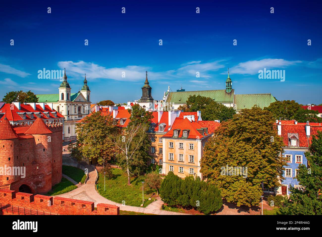 Barbacan in Warsaw Stock Photo - Alamy