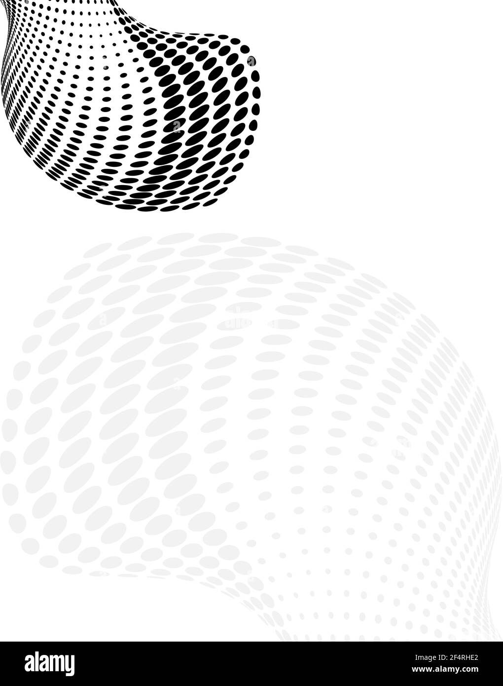 Background Composition, Web Template (Halftone) Vector Illustration ...