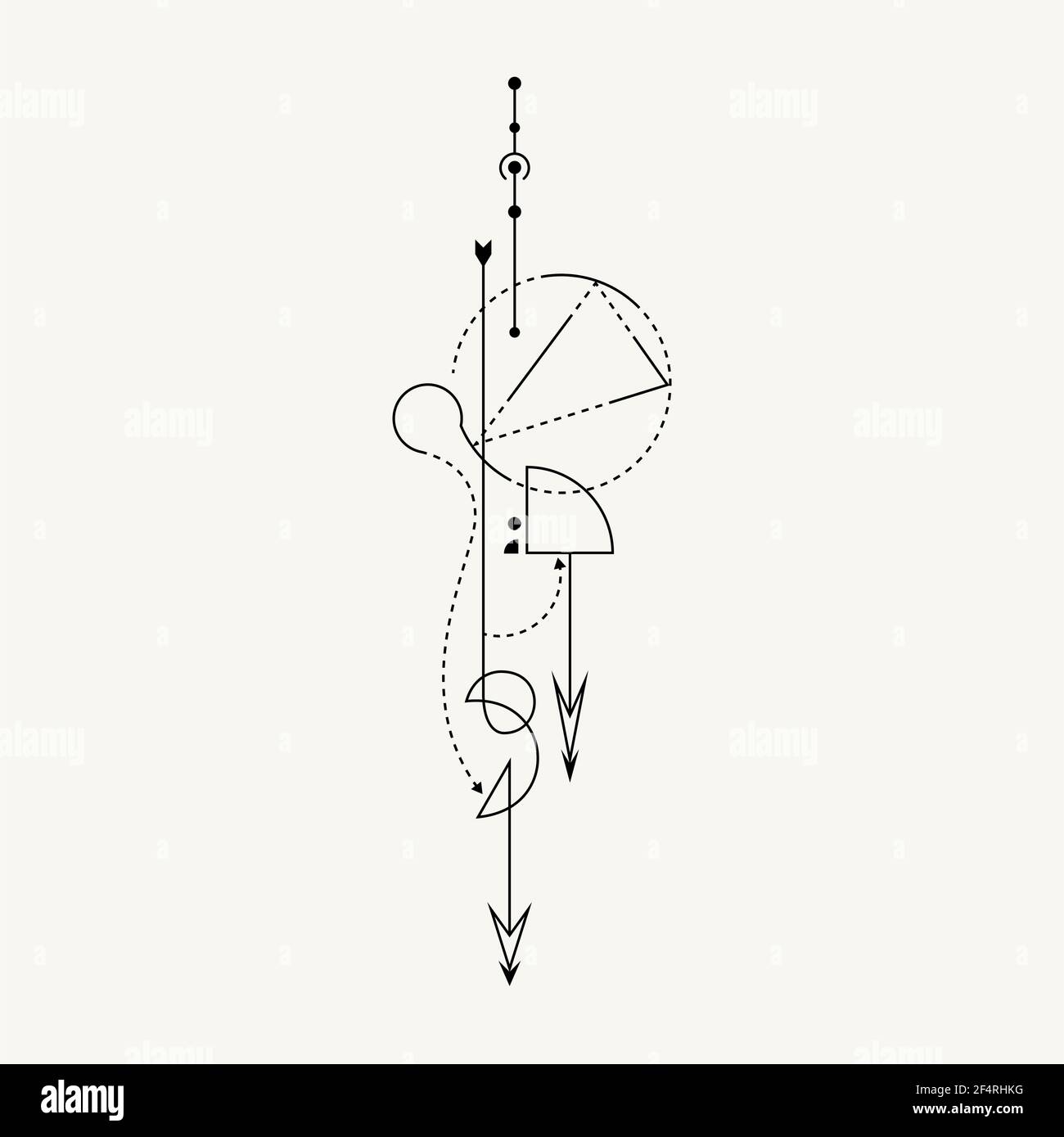 Line Dot Tattoo Vector Art Stock Vector Image & Art - Alamy