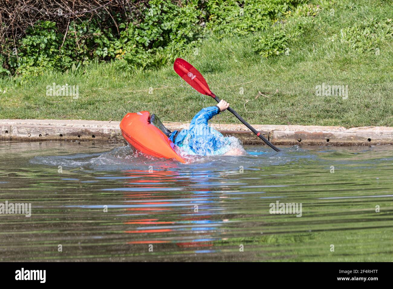 Canoe roll hi-res stock photography and images - Alamy