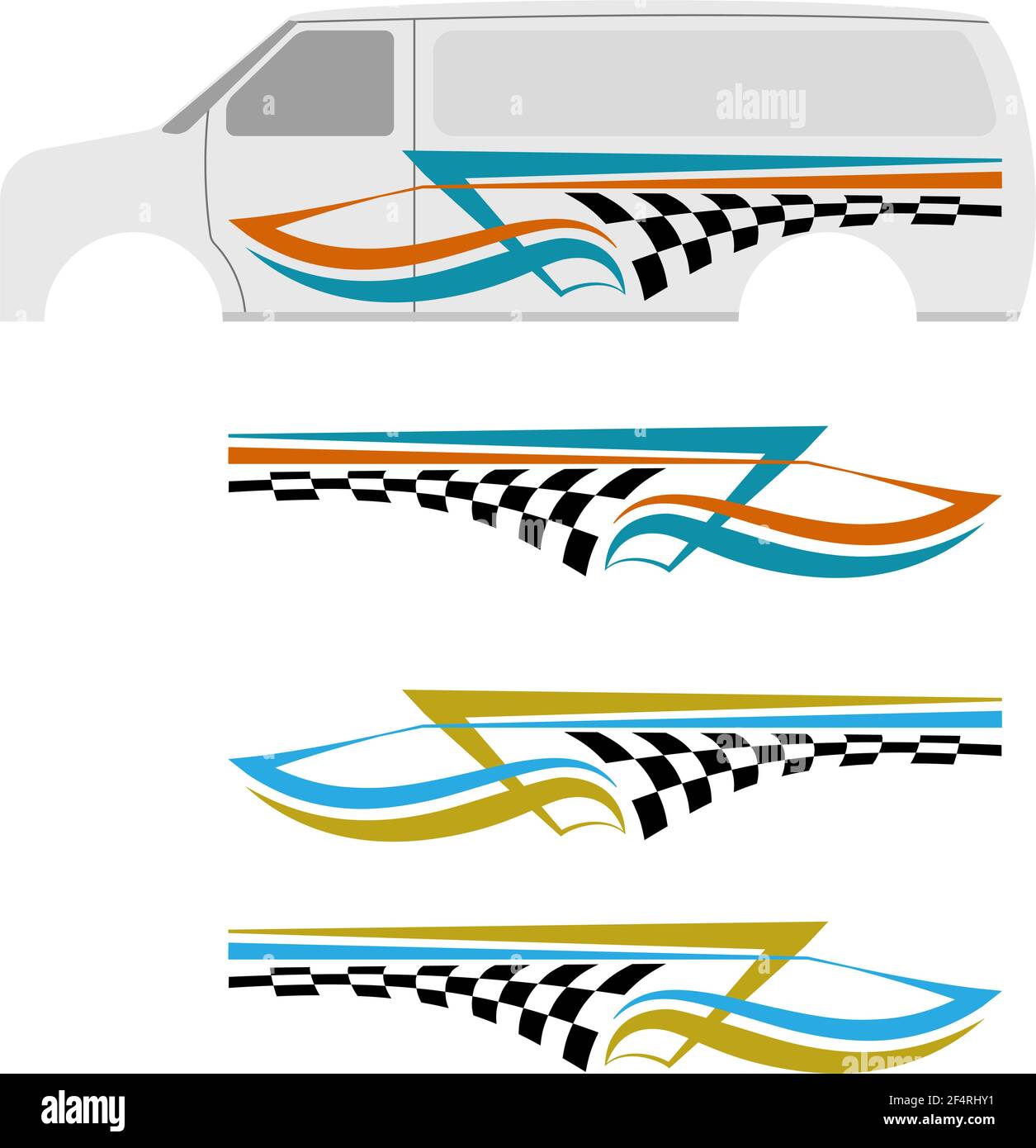 Vehicle Graphics, Stripe : Vinyl Ready Vector Art Stock Vector Image ...