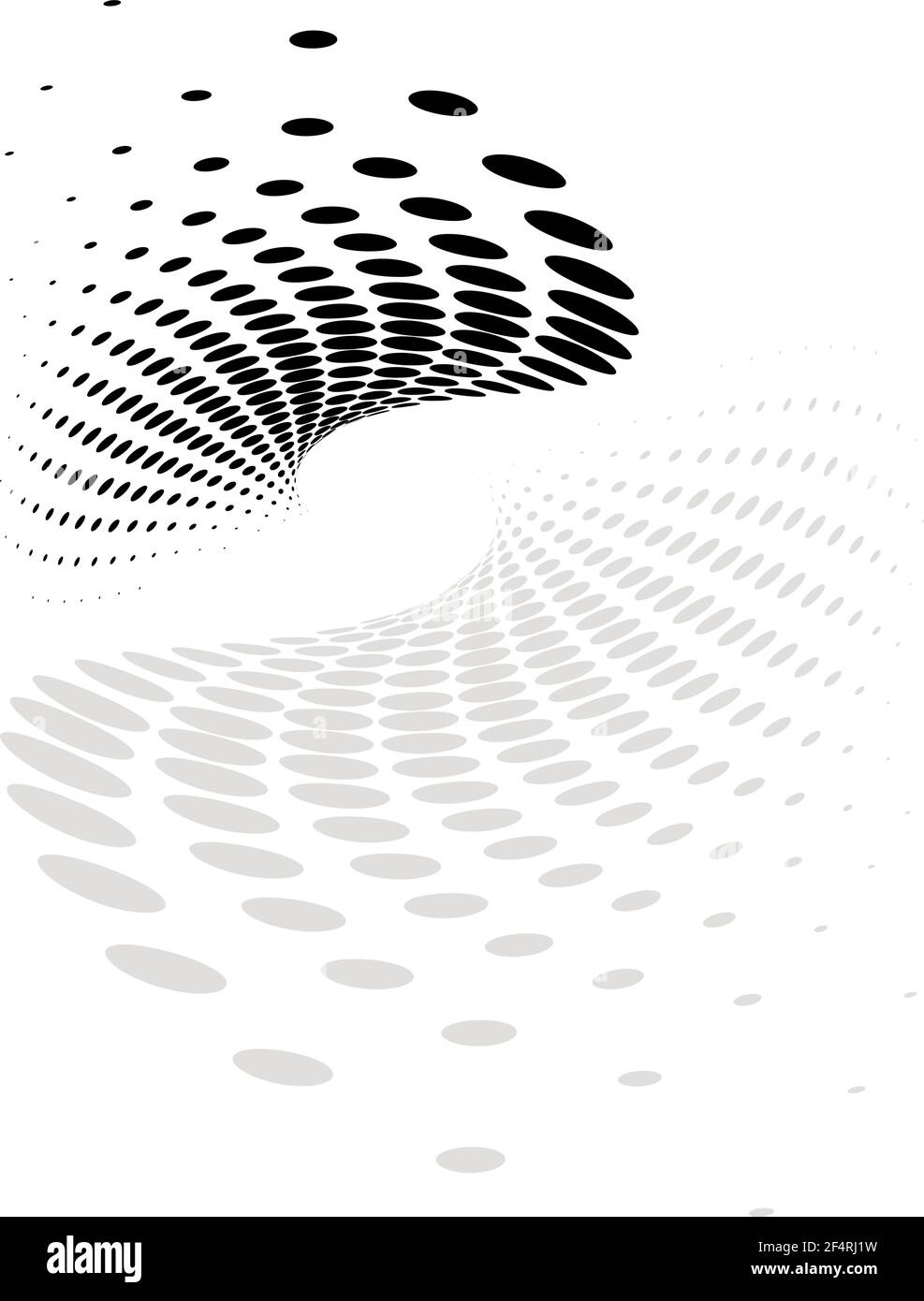 Background Composition, Web Template (Halftone) Vector Illustration ...