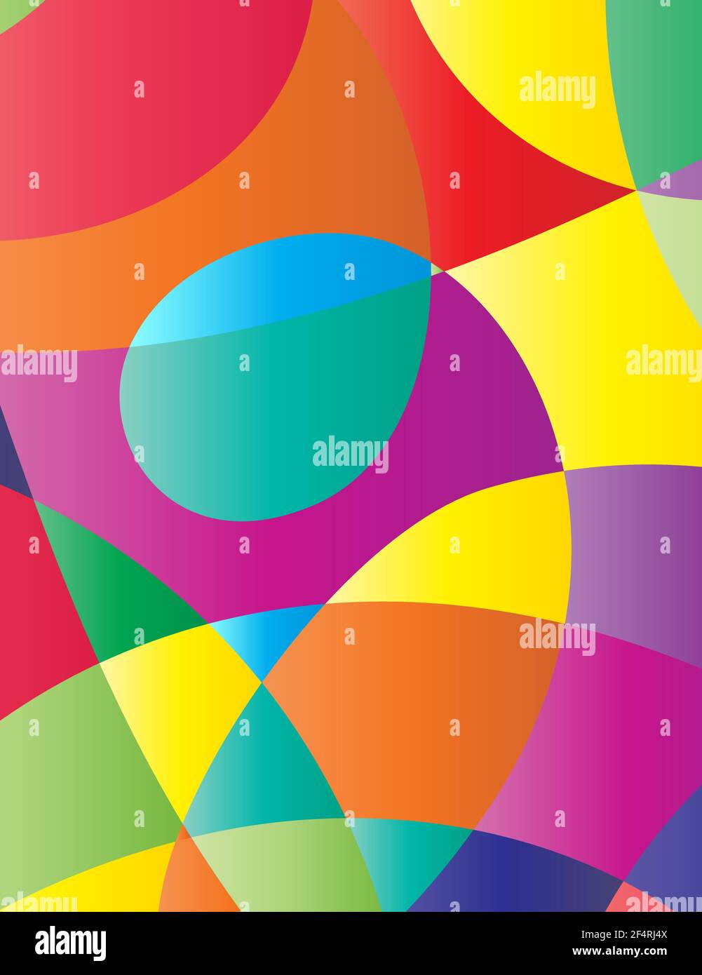 Modern Abstract Painting Wall Art Vector Illustration Stock Vector ...