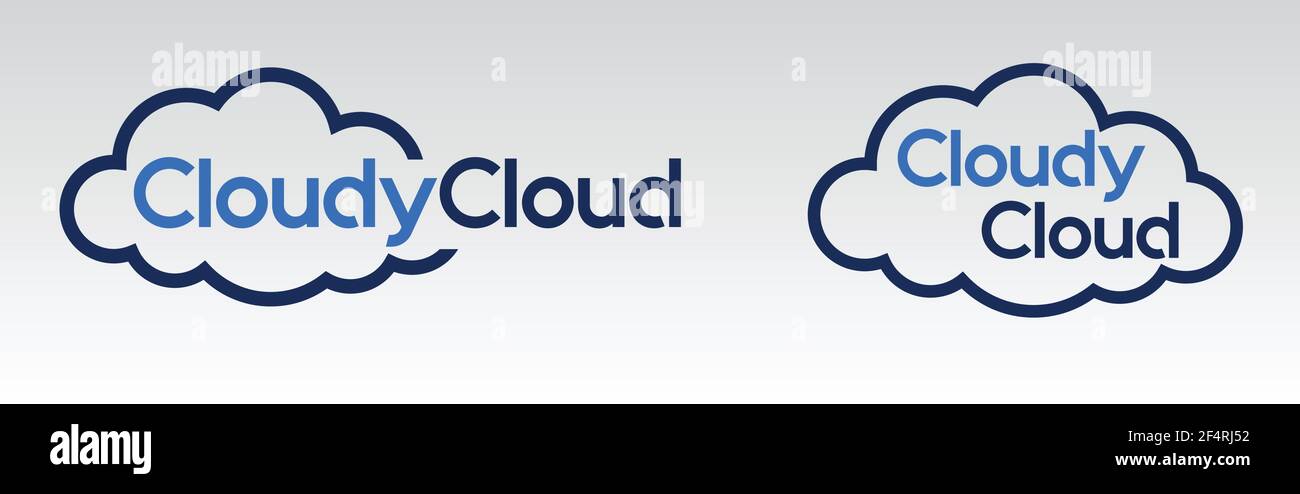 Cloud Logo Sky Technology Icon Stock Vector Image & Art - Alamy