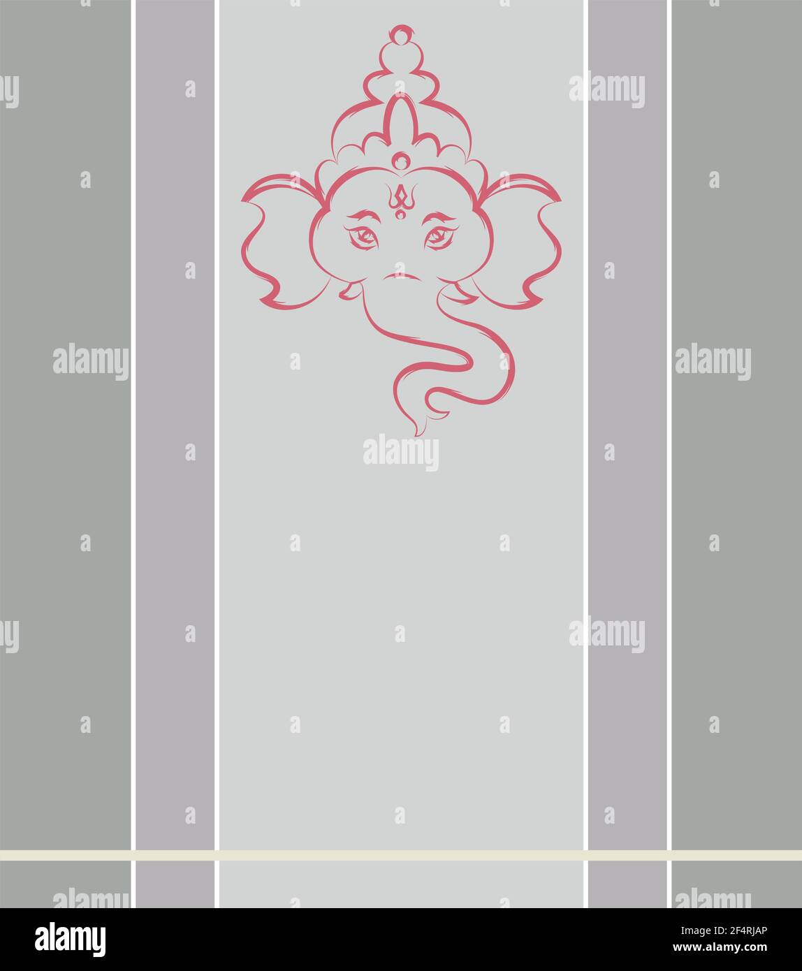 Ganesha The Lord Of Wisdom Vector Illustration Stock Vector Image & Art ...