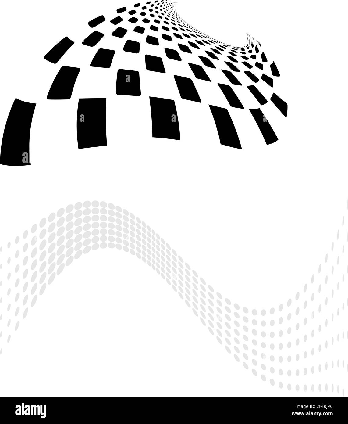 Abstract Halftone Design Vector Art Illustration Stock Vector Image ...