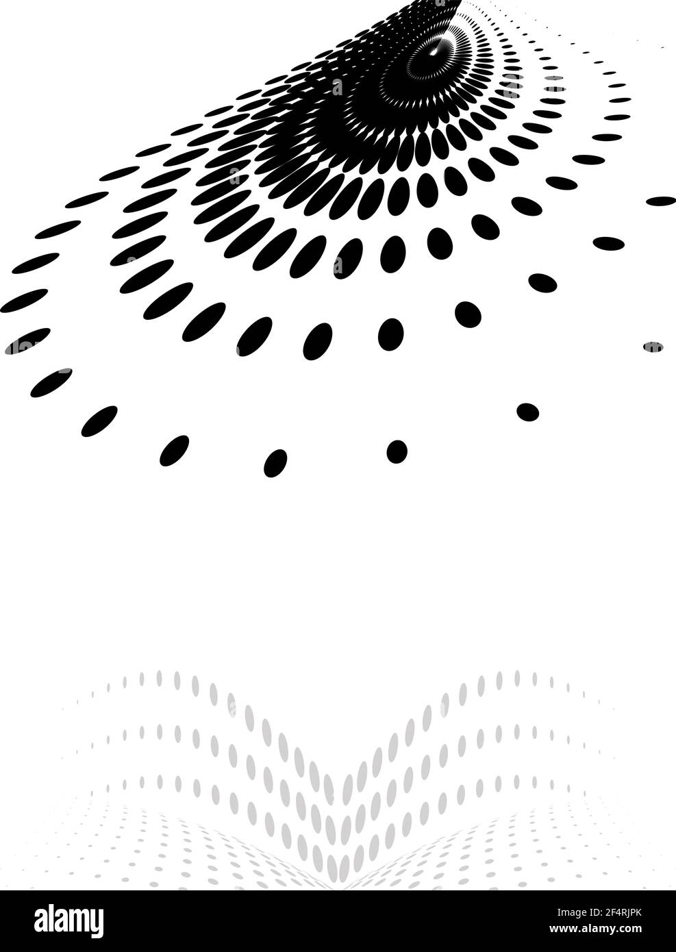 Background Composition, Web Template (Halftone) Vector Illustration ...