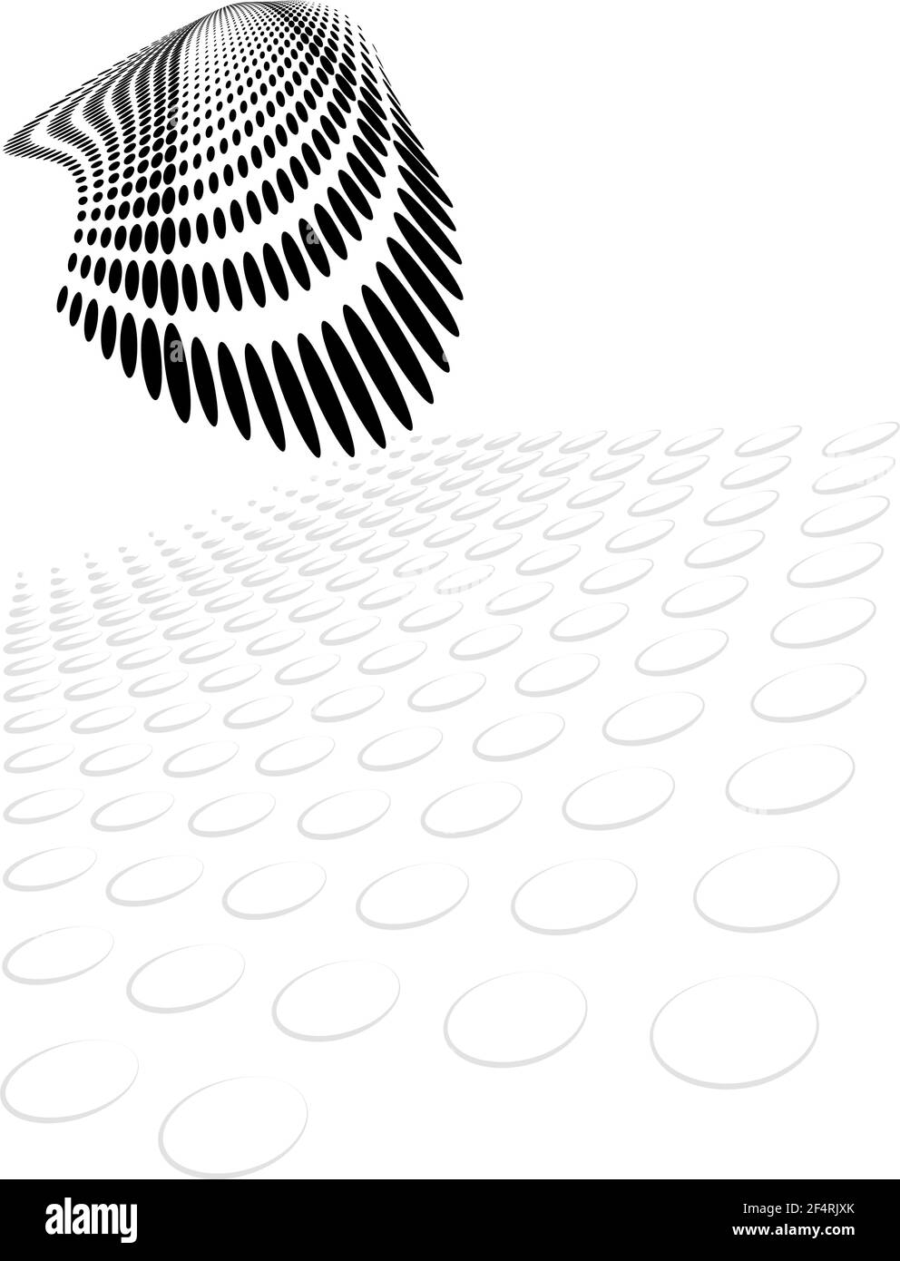 Abstract Halftone Design Vector Art Illustration Stock Vector Image ...