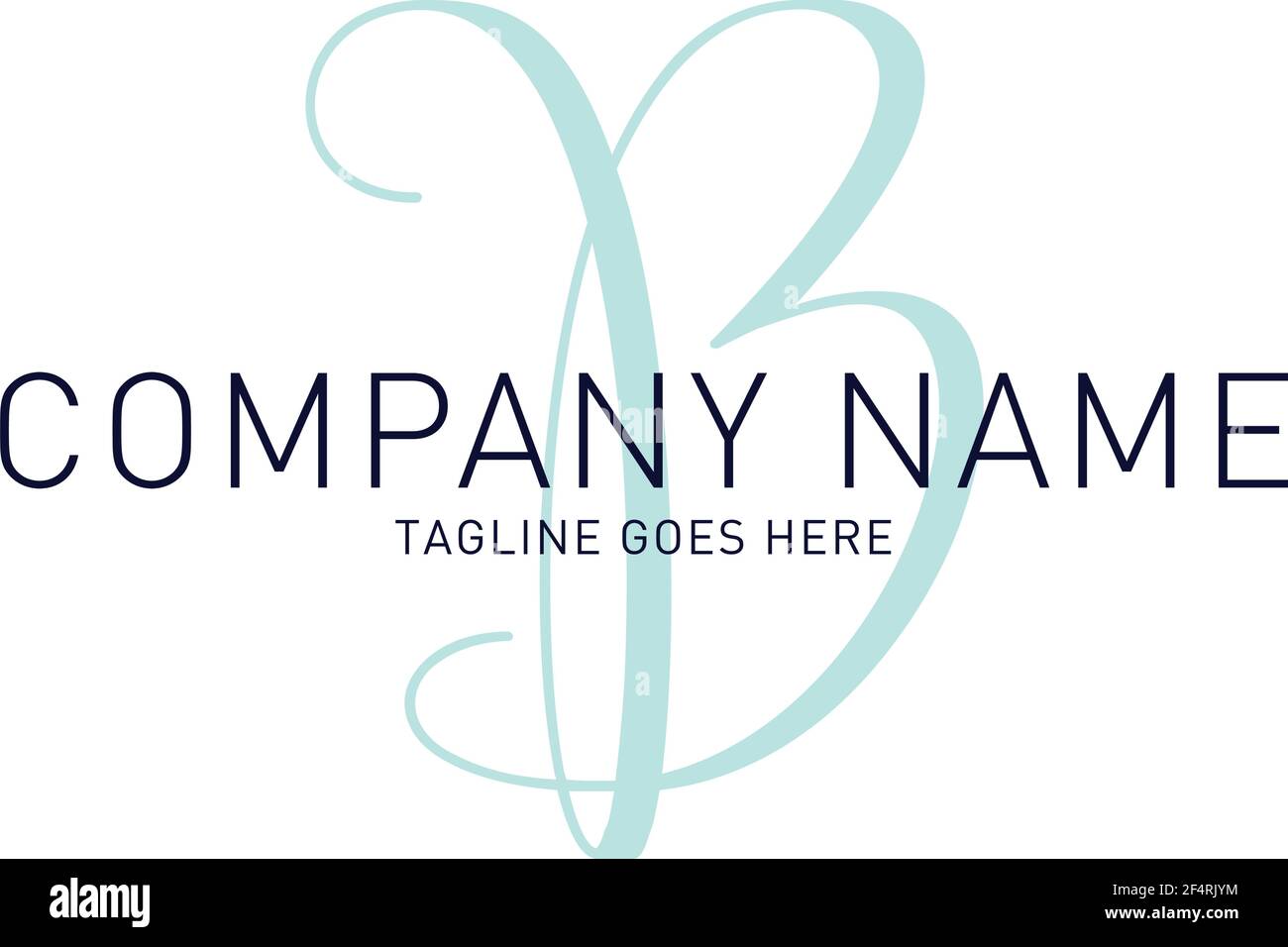 Classy Modern Sophisticated Bold Letter B Logo Stock Vector Image & Art ...