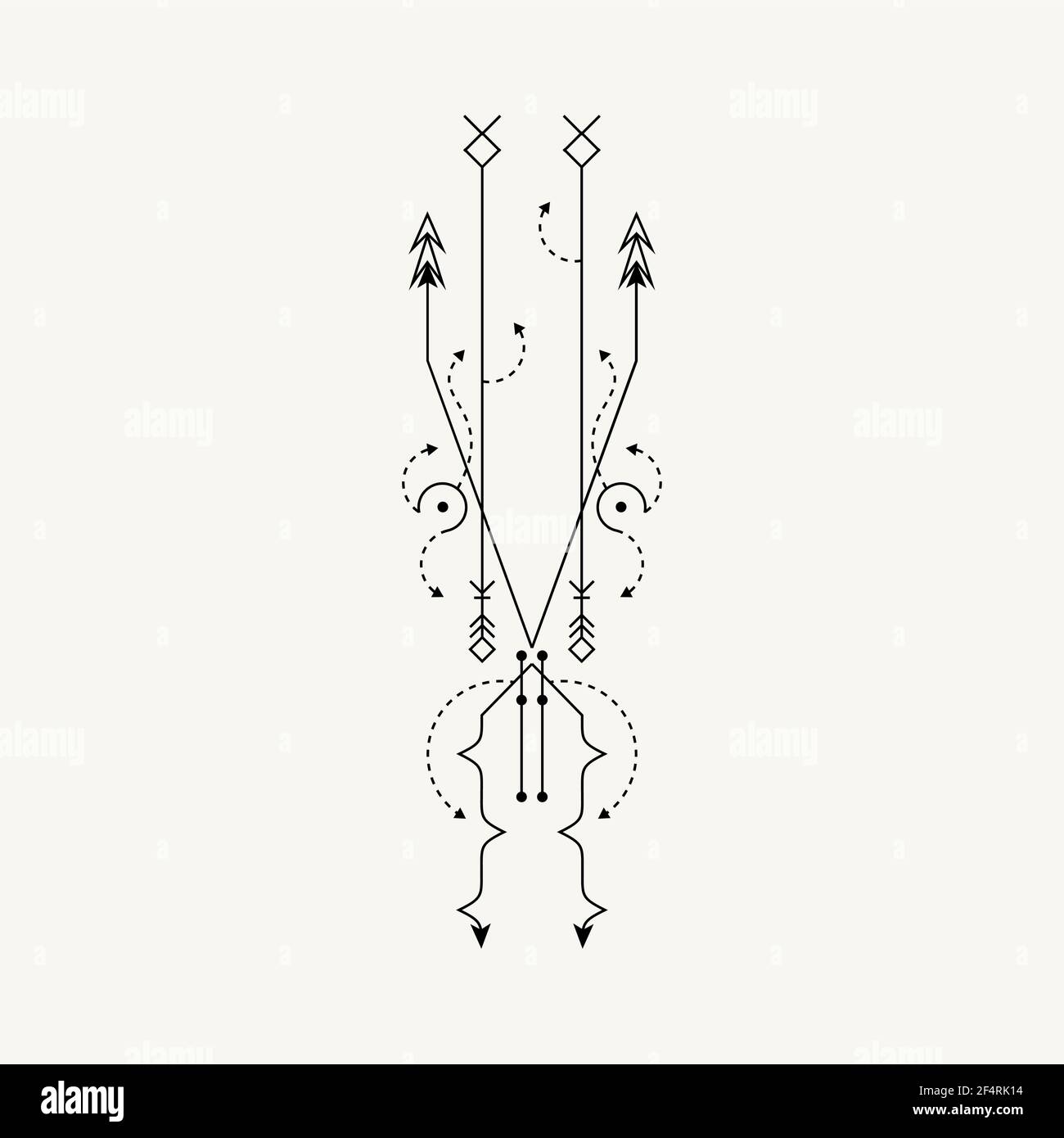 Line Dot Tattoo Vector Art Stock Vector Image & Art - Alamy