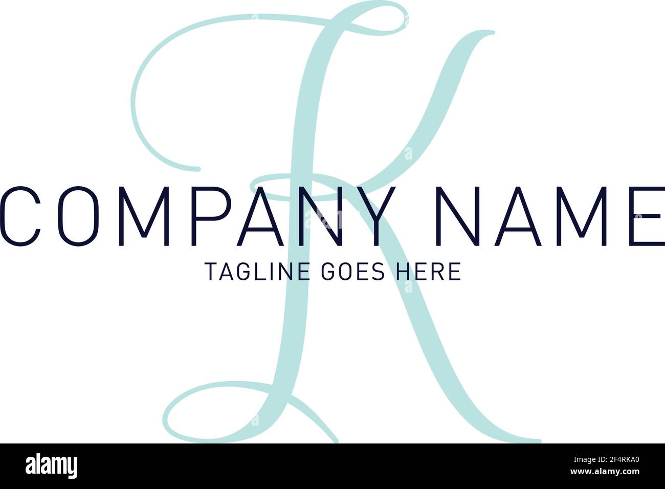 Classy Modern Sophisticated Bold Letter K Logo Stock Vector Image & Art ...