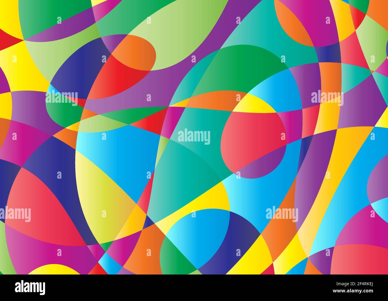 Modern Abstract Painting Wall Art Vector Illustration Stock Vector ...