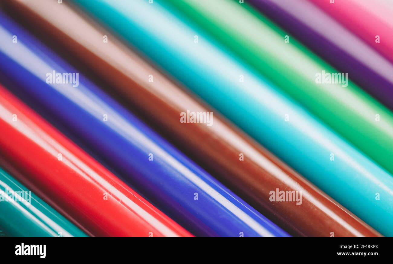 Color Palette Close up View Stock Photo - Alamy