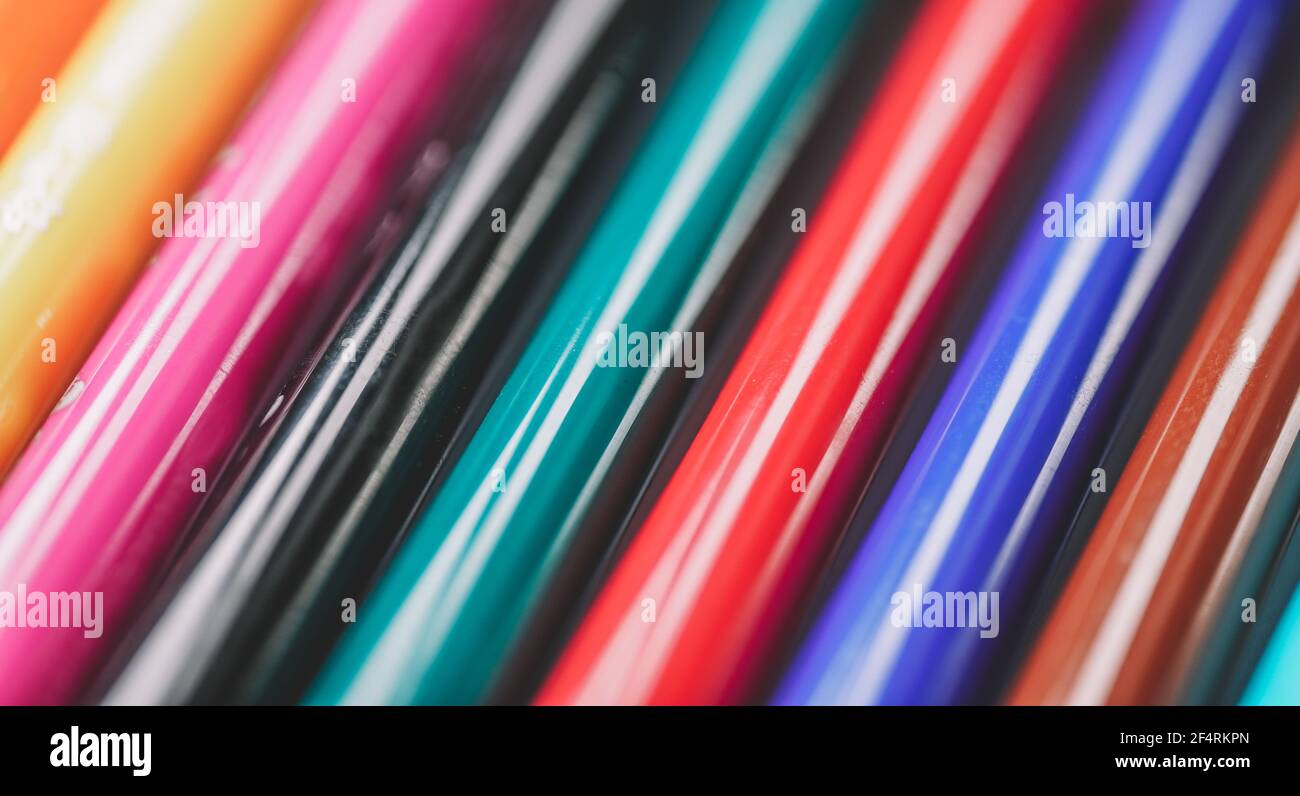 Color Palette Close up View Stock Photo - Alamy