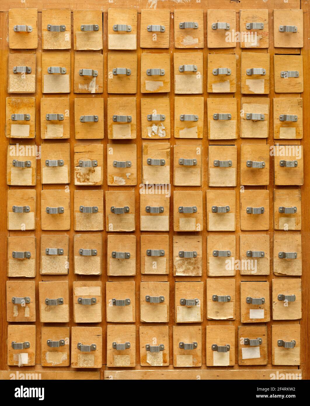 Backgrounds and textures: old wooden cabinet with drawers, front view ...