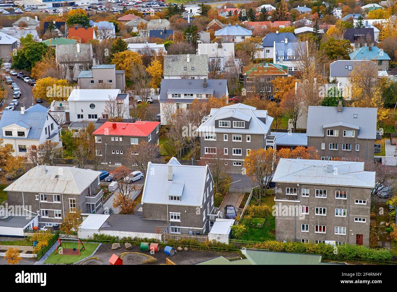 Reykjavik aerial church mountain hi-res stock photography and images ...