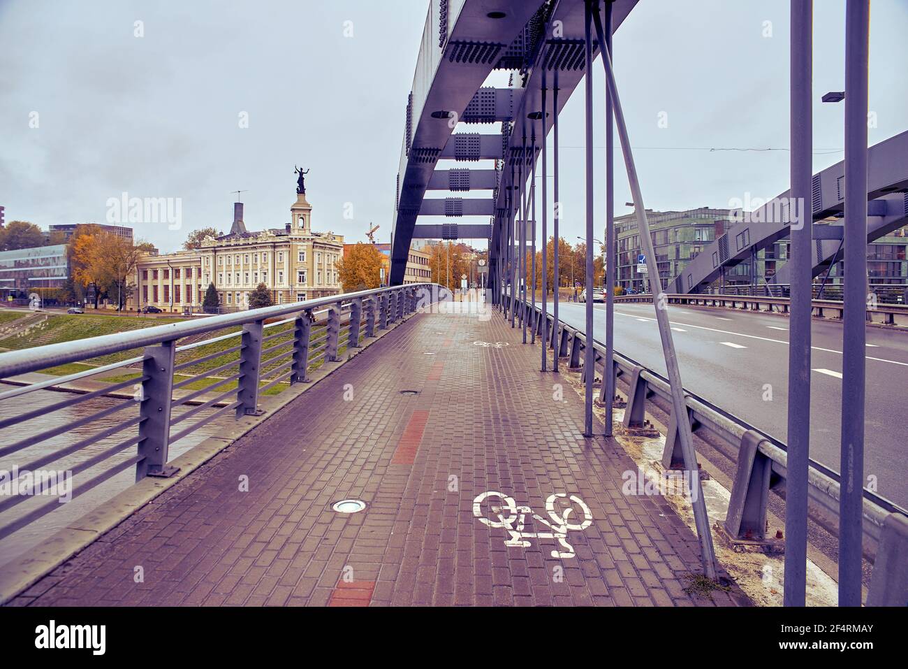 View of the modern part of Vilnius Stock Photo - Alamy