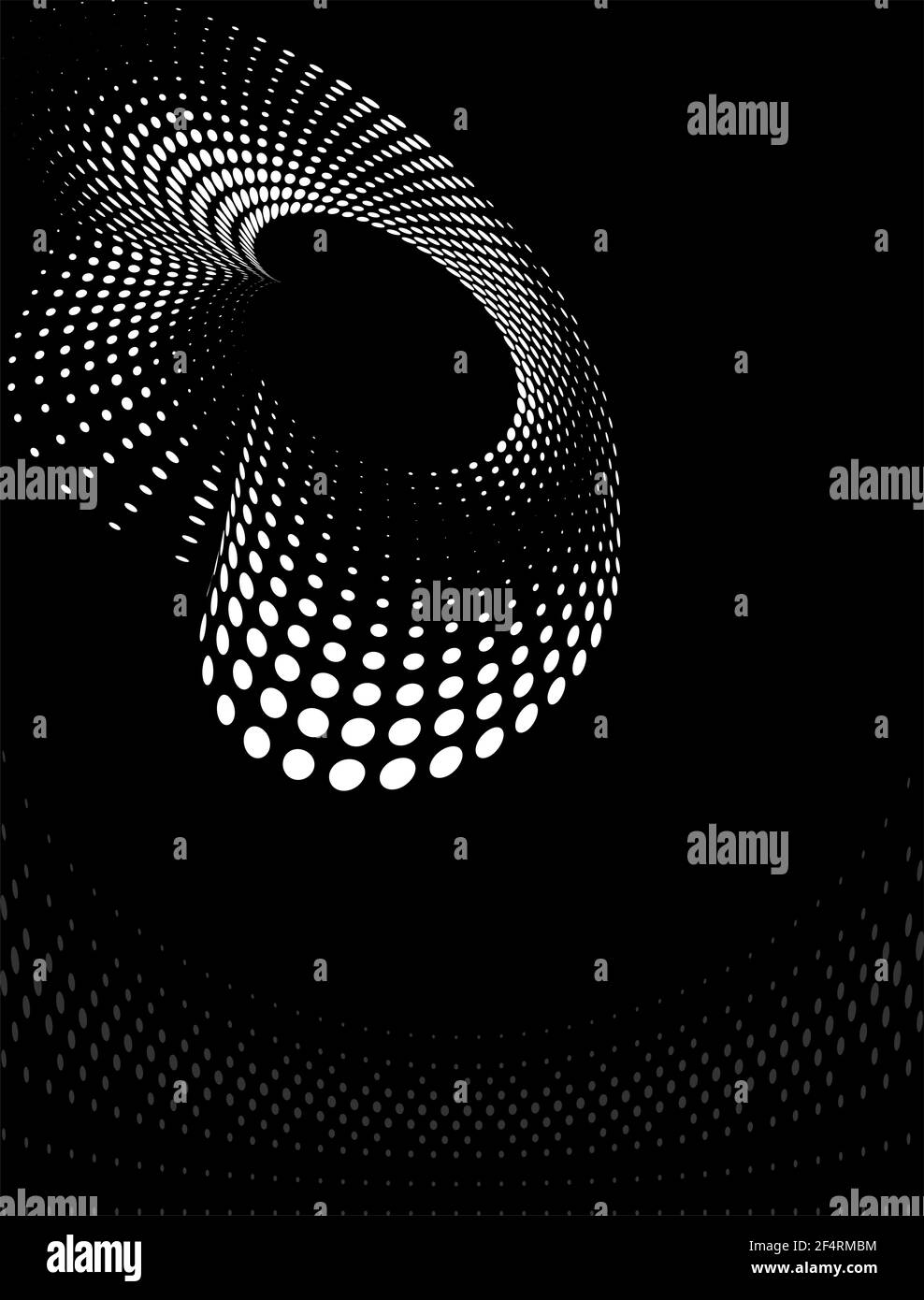 Abstract Halftone Design Vector Art Illustration Stock Vector Image ...