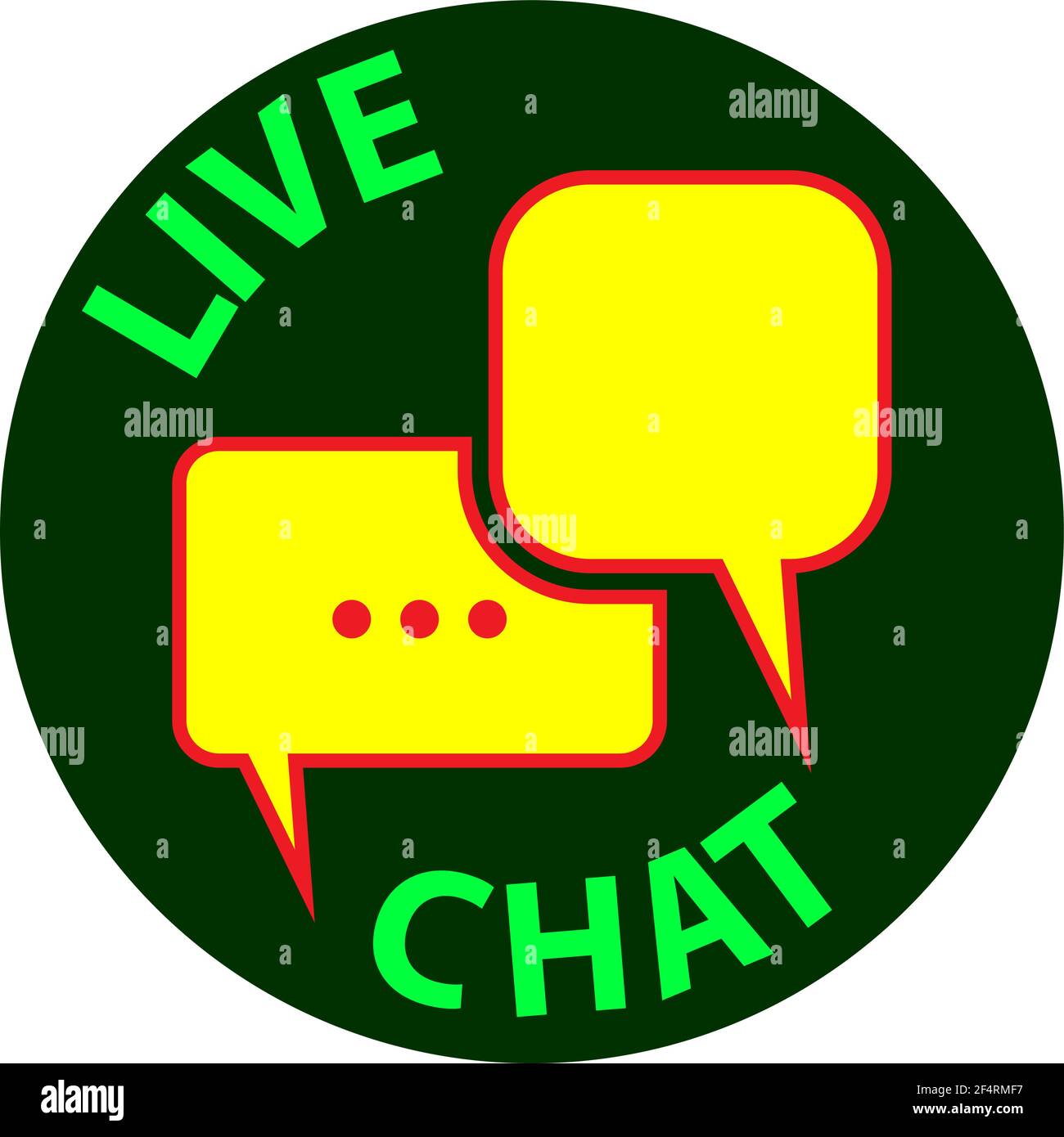 Line chat illustration Stock Vector Images - Alamy