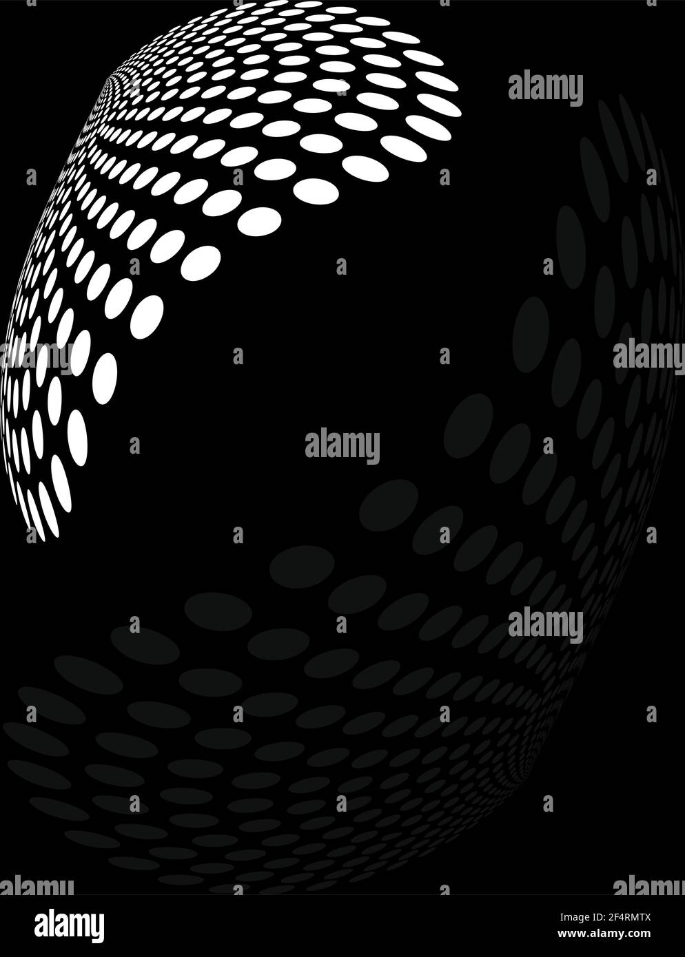 Abstract Halftone Design Vector Art Illustration Stock Vector Image ...