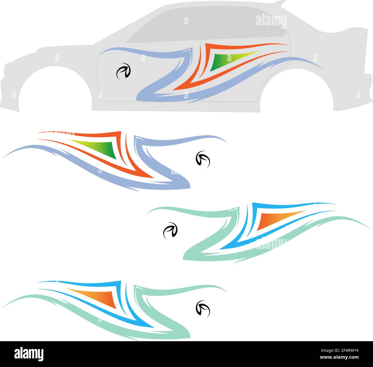 Vehicle Graphics, Stripe : Vinyl Ready Vector Art Stock Vector Image ...