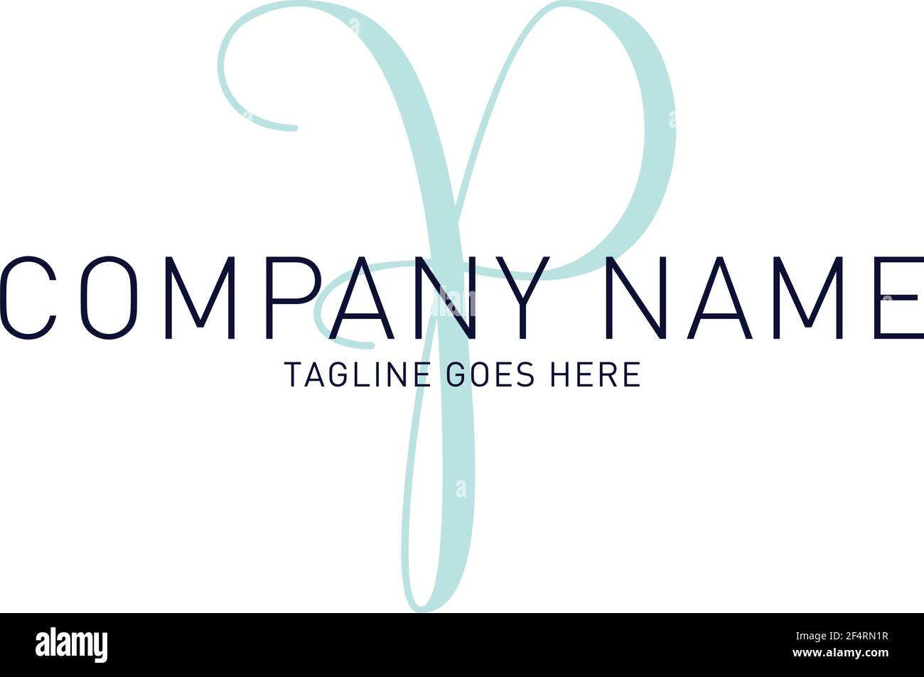 Classy Modern Sophisticated Bold Letter P Logo Stock Vector Image & Art ...