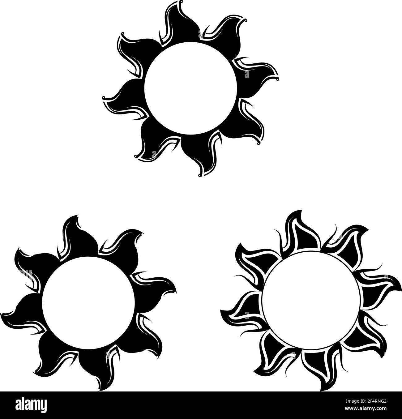 Tribal Sun And Moon Design