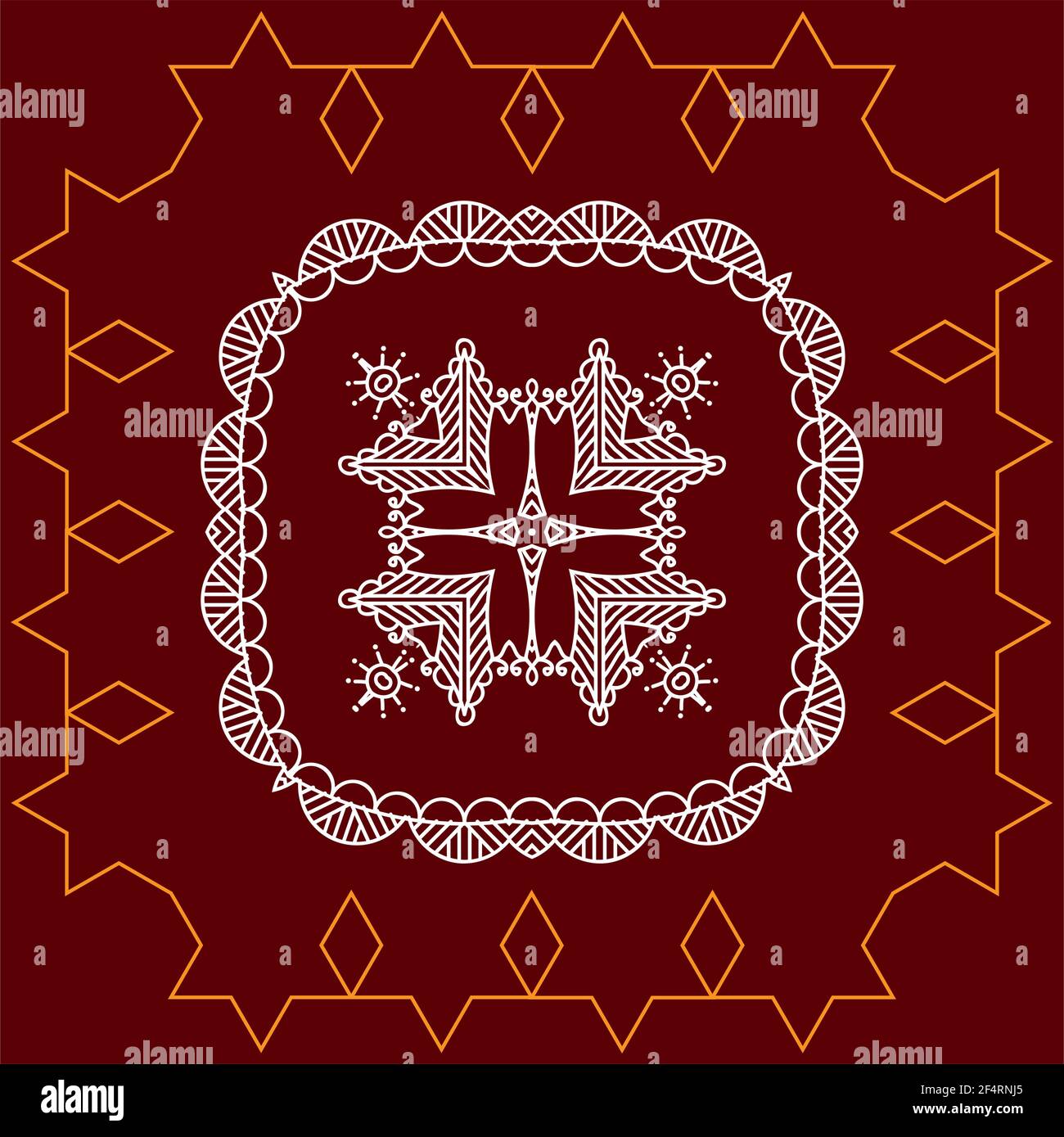 Black african art painting Stock Vector Images - Alamy