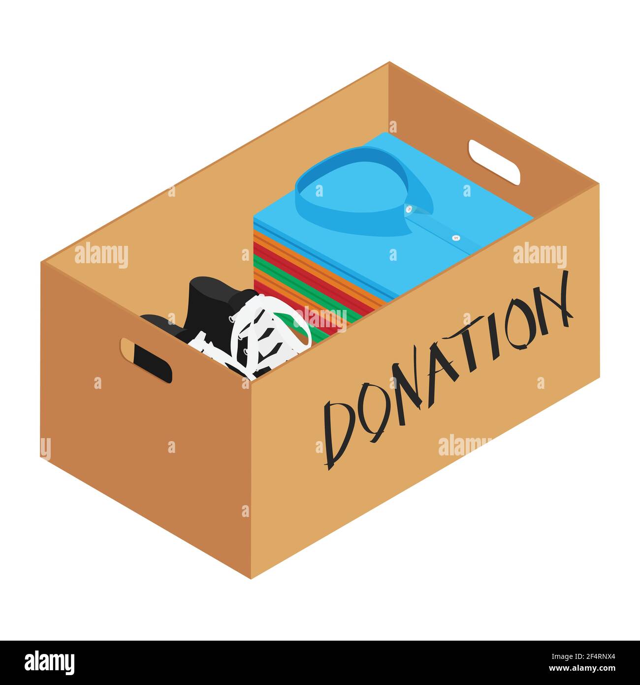 Clothing Donation Box Clip Art