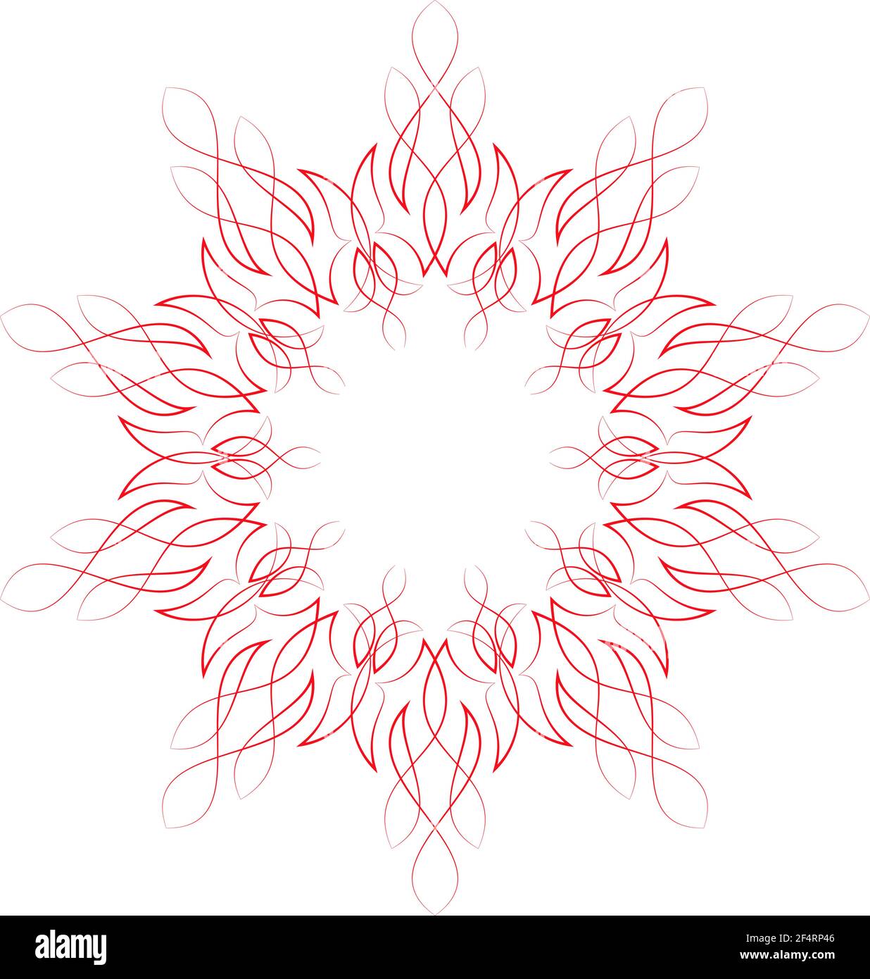 Pinstripe Design Circular Vinyl Ready Vector Illustration Stock Vector ...