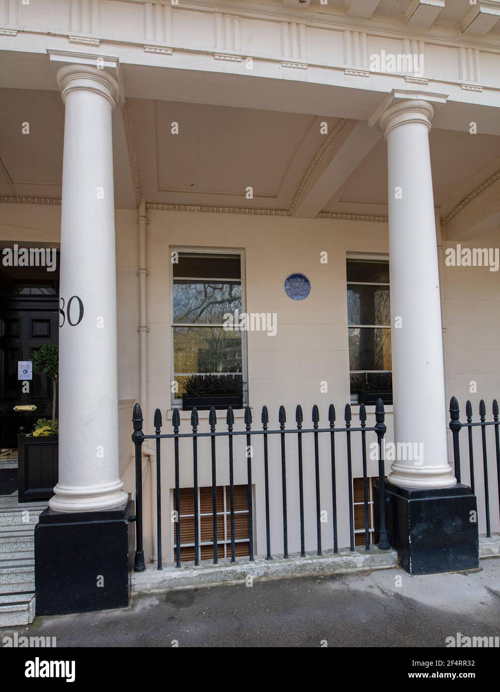 English Heritage Blue Plaque for George Peabody, banker and ...