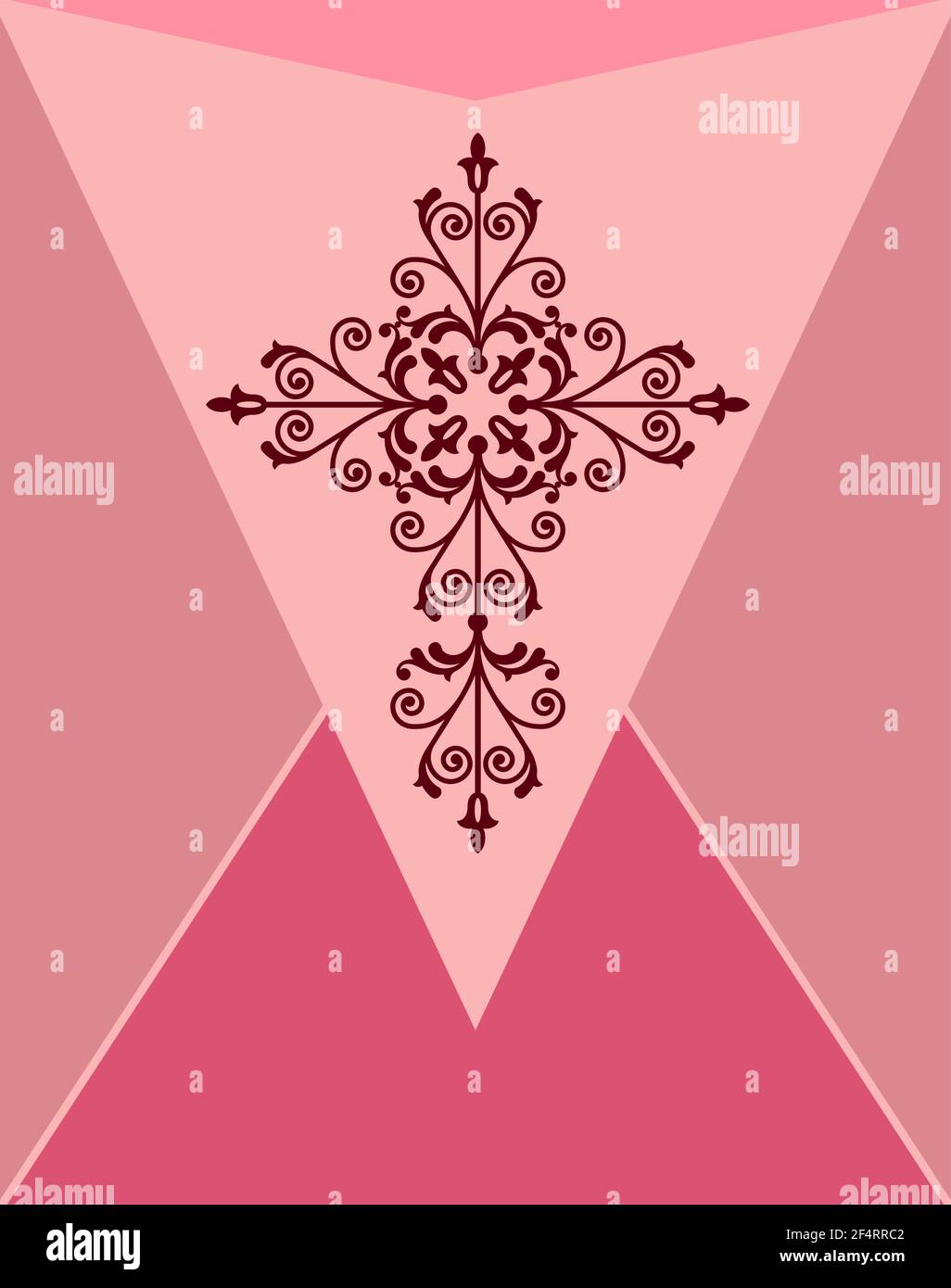 Christian Cross Design Vector Art Illustration Stock Vector Image & Art ...