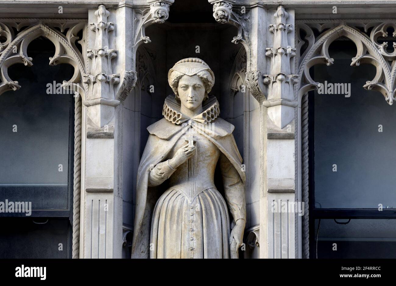 London, England, UK. Statue of Mary Queen of Scots ( by Sir John George ...