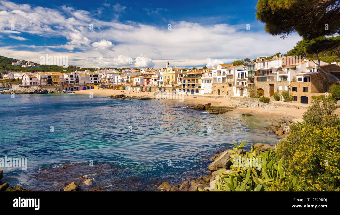 Calella de mar beach spain hi-res stock photography and images - Alamy